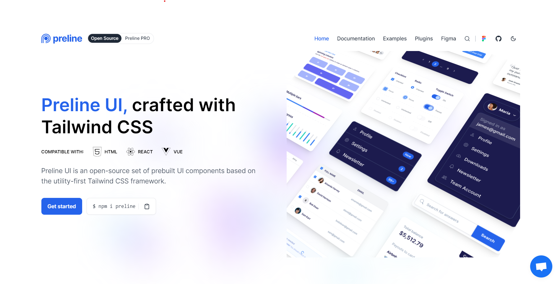 5 Website Penyedia UI Component TailwindCSS Gratis dan Open Source